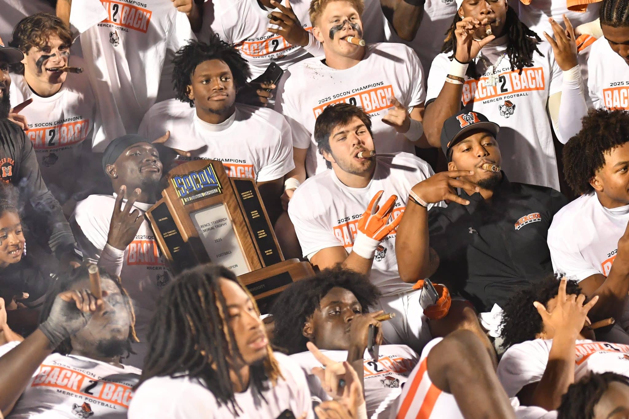 Mercer throttles Chattanooga 63-17, wins Southern Conference title ...