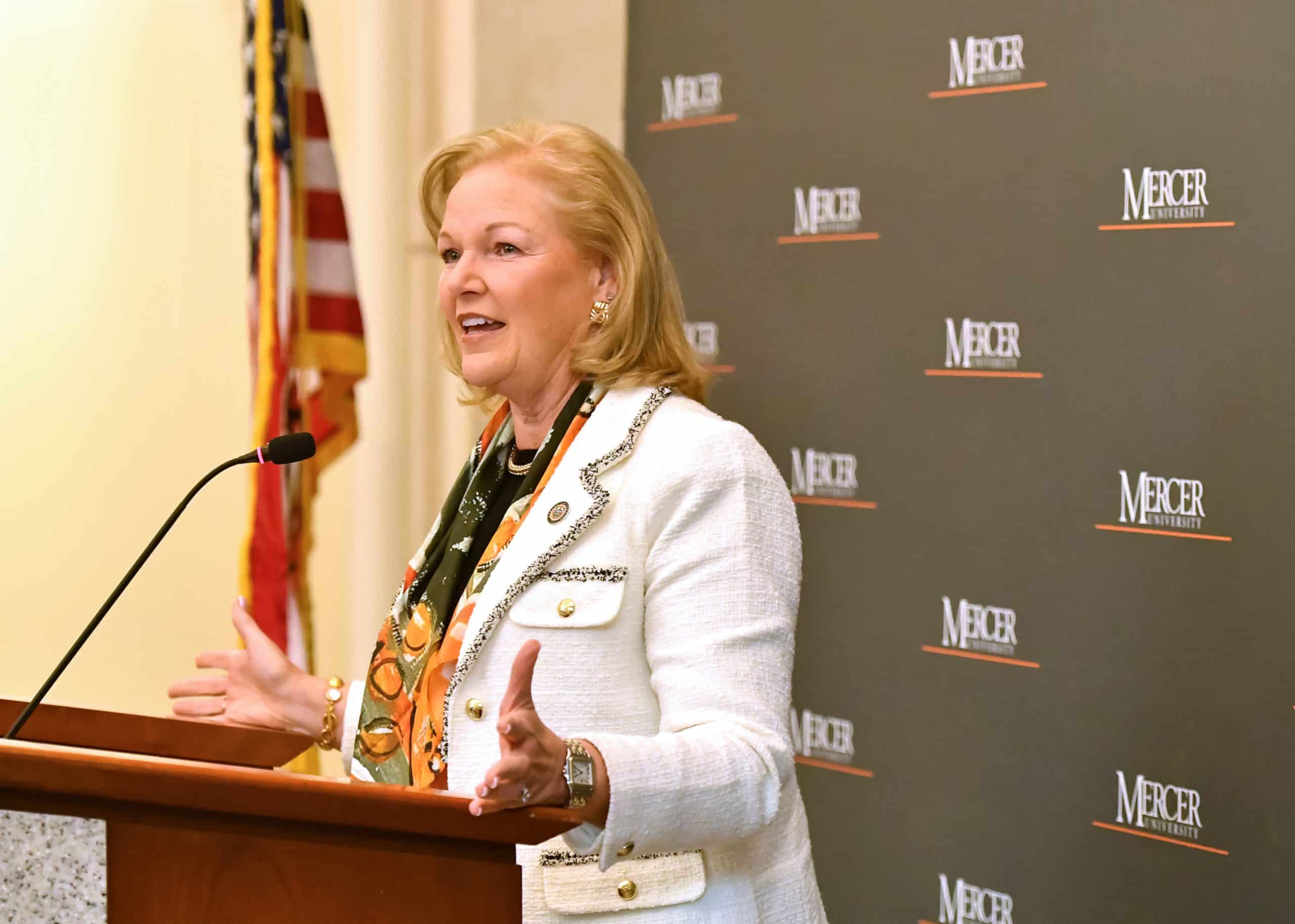 Mercer taps Penny Elkins as first female president – The Macon Melody